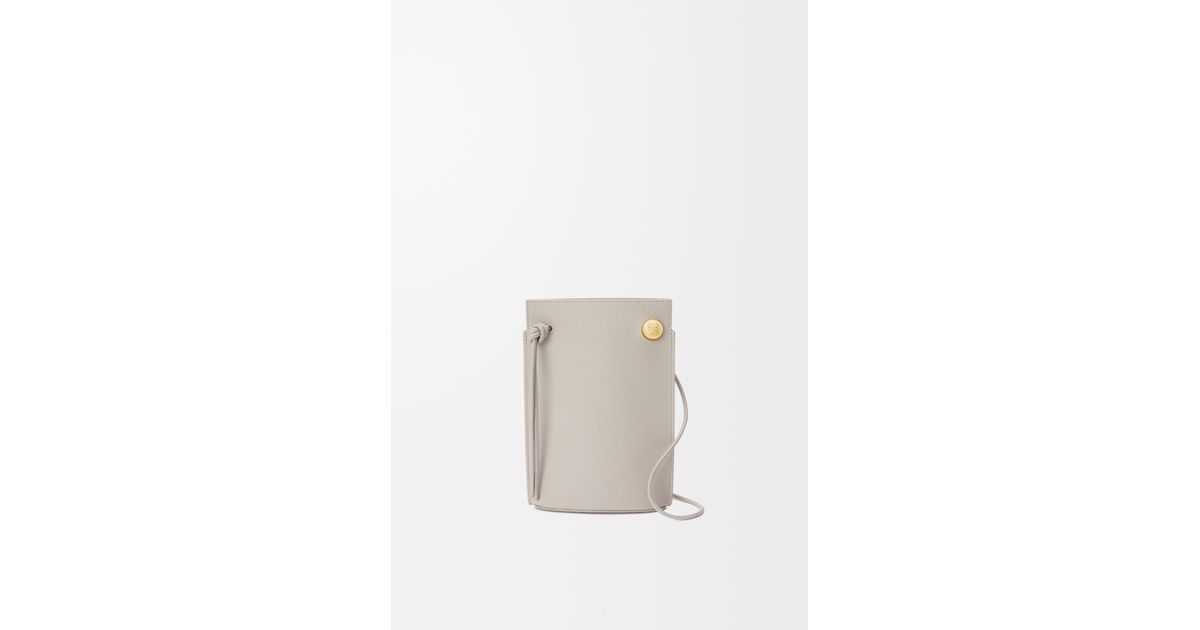 Loewe Pebble Dice Pocket In Classic Calfskin in White | Lyst UK