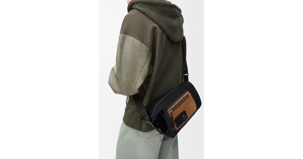 Loewe Small Flex Loop Bucket in Black for Men | Lyst