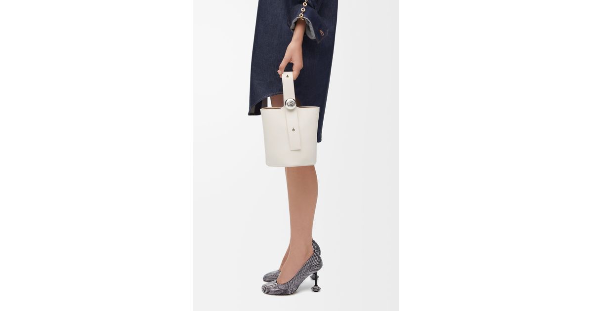 Loewe Mini Pebble Bucket Bag in Blue | Lyst
