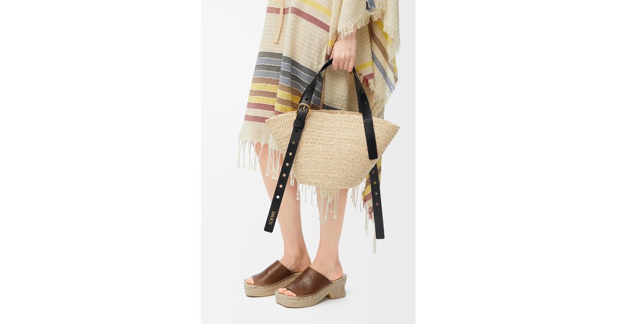 Loewe Small Punch Hole Basket in Natural | Lyst