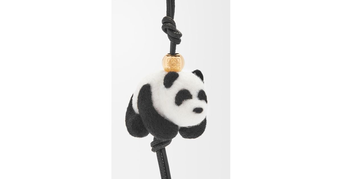 Loewe Panda Charm in White | Lyst