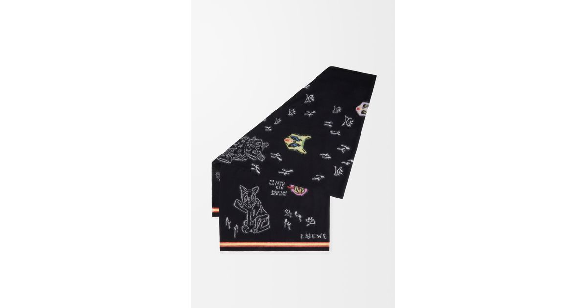 Loewe Scarf in Blue | Lyst UK
