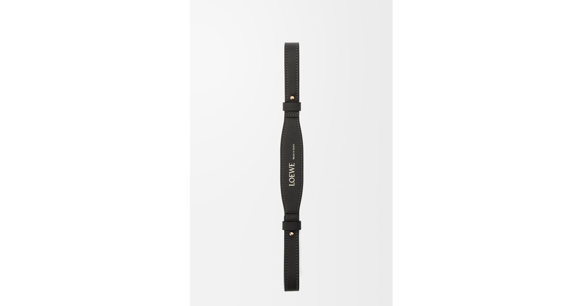 Loewe Branded Short Strap in White | Lyst