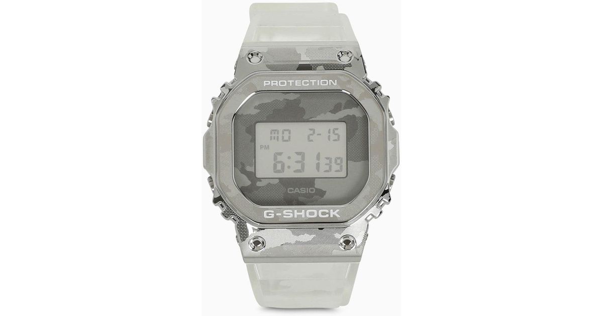 G-Shock Casio G Shock Transparent Dw 5600 Watch in Gray for Men | Lyst