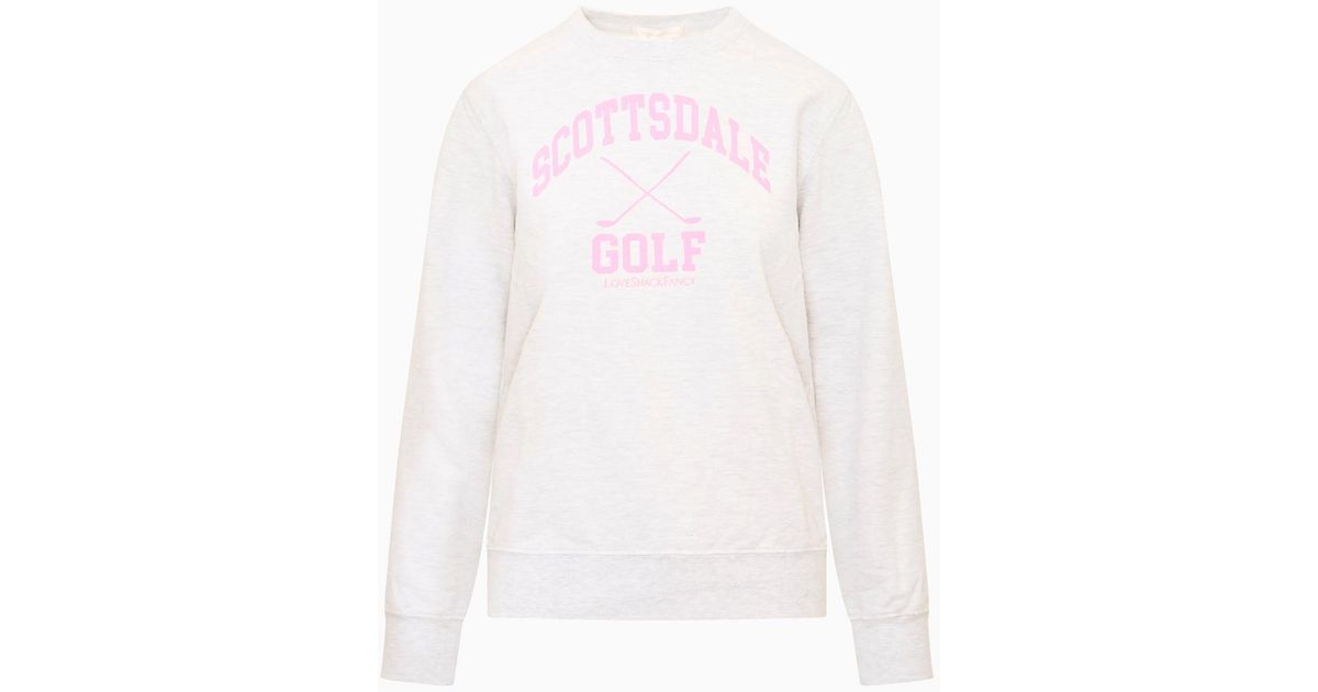 LoveShackFancy First Port Scottsdale Golf Club Pullover For in White | Lyst