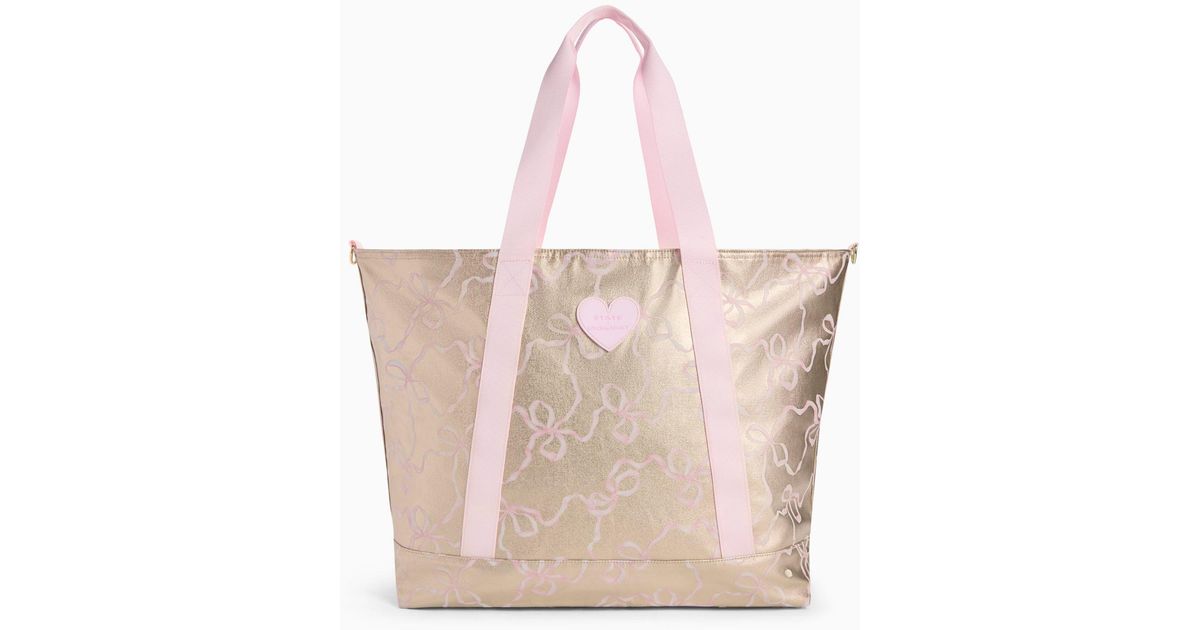 LoveShackFancy State X Graham Xl Tote For in Pink | Lyst