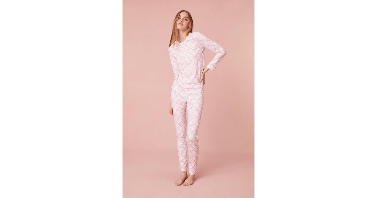 LoveShackFancy Roller Rabbit X Baby Bow Hearts Women's Pajama in Pink ...