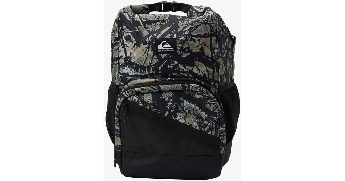 Quiksilver Sea Stash Voyager Roll Top Backpack in Black for Men | Lyst UK