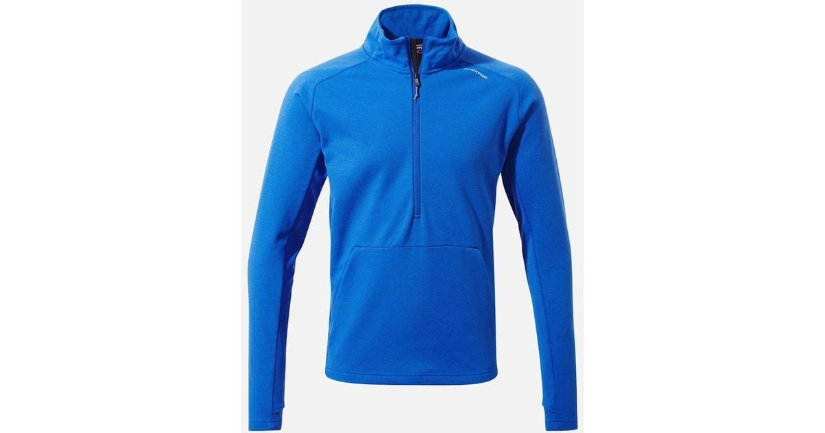 Craghoppers Dynamic Pro Half Zip Fleece Top in Blue for Men | Lyst UK