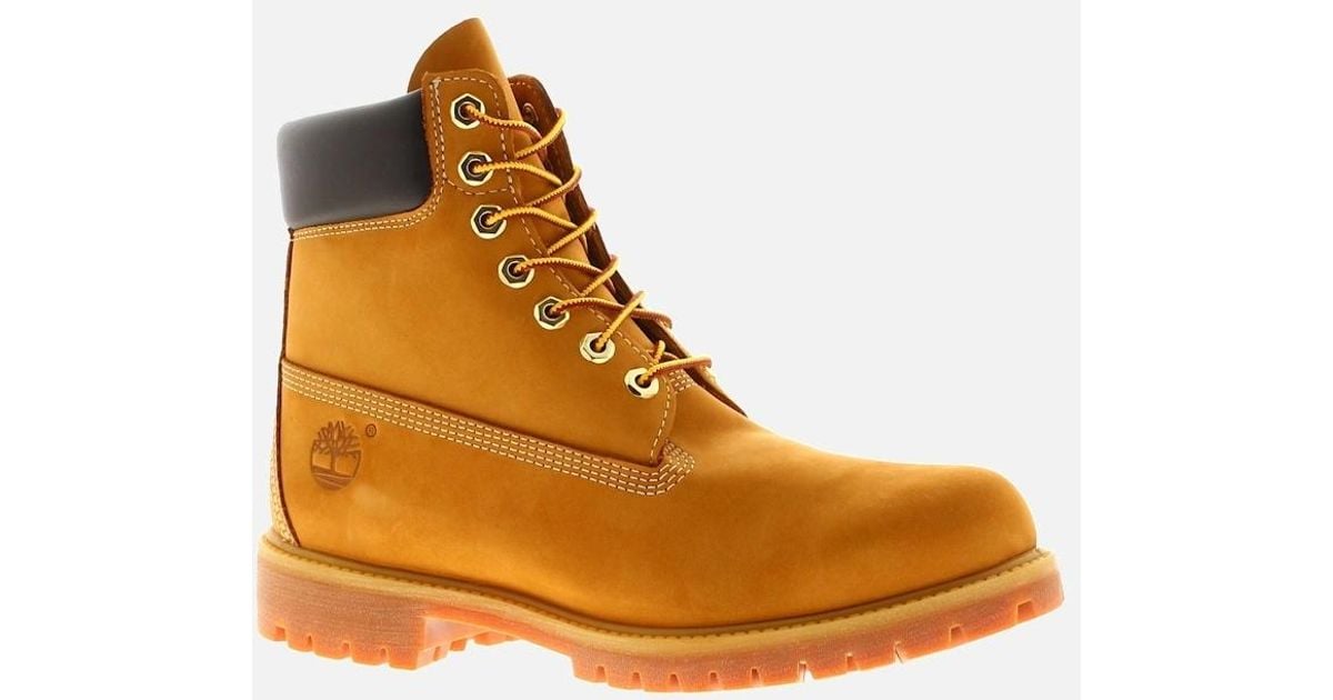 Timberland Premium 6 Inch Boots Uk Size in Orange for Men | Lyst UK