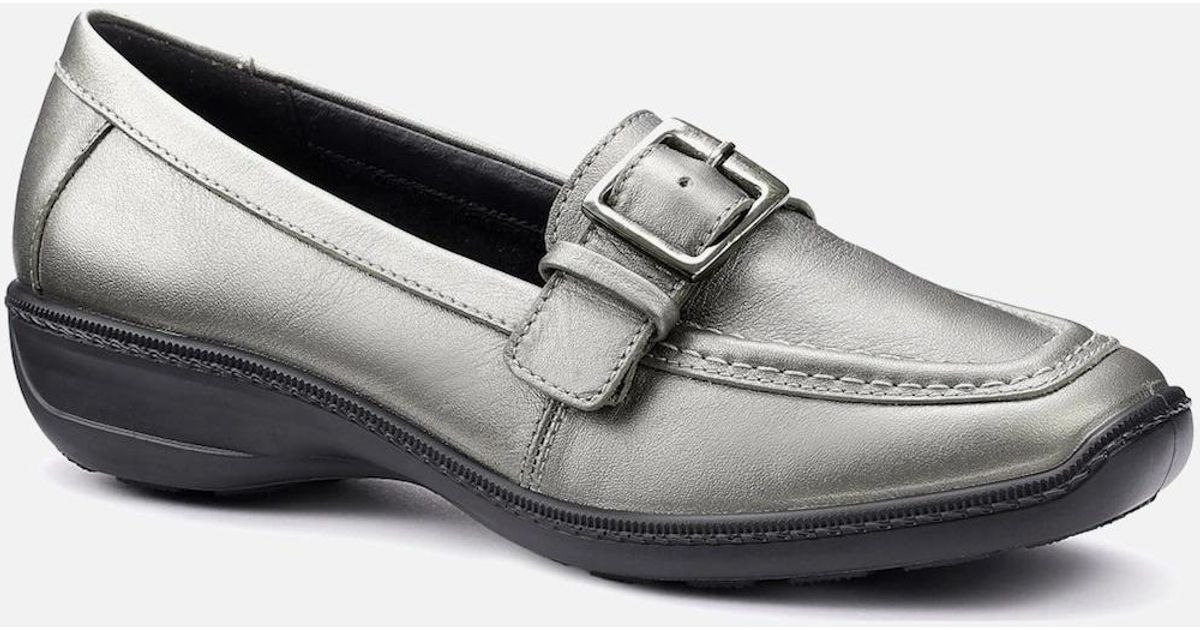 Hotter Opel Low Wedge Shoes in Metallic | Lyst UK