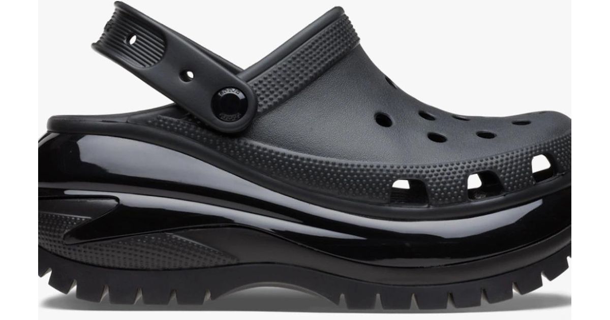 Crocs™ 207988-001 Mega Crush Clogs in Black | Lyst UK