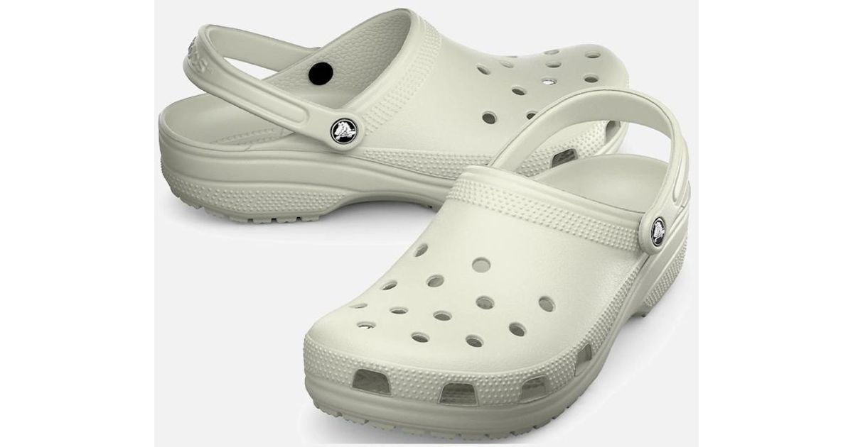 Crocs™ Classic Clog Linen in Grey | Lyst UK