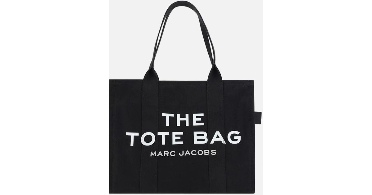 Marc Jacobs Cotton Hand Bag With Monogram Print And Shoulder Strap in ...
