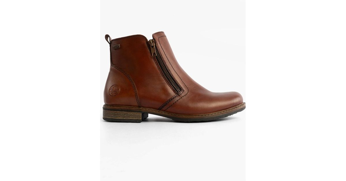 Rieker 74850-25 Boots in Brown | Lyst UK