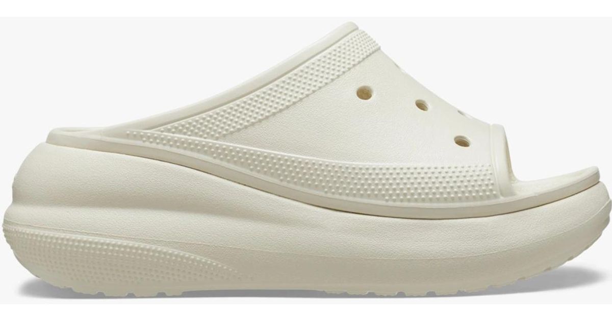 Crocs™ 208731-2Y2 Crush Slide Bone Clogs Bone in White | Lyst UK
