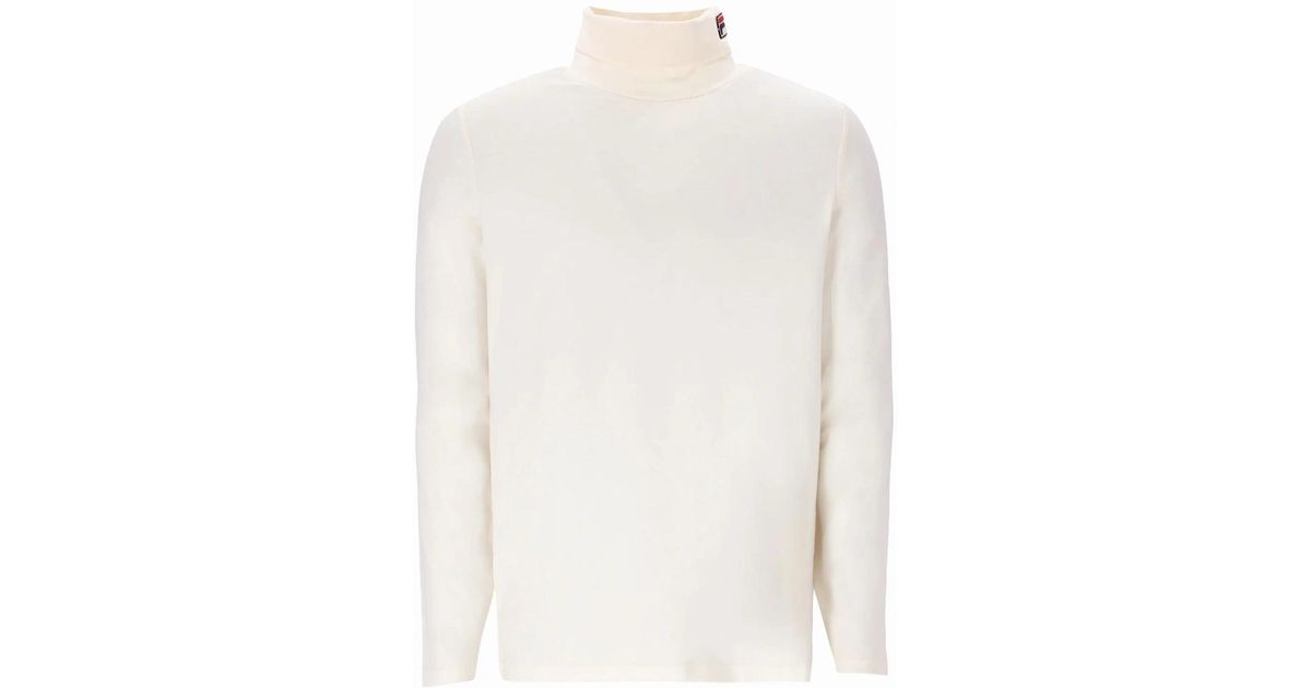 Fila 19Th Classic Roll Neck T-Shirt Gardenia in White for Men | Lyst UK