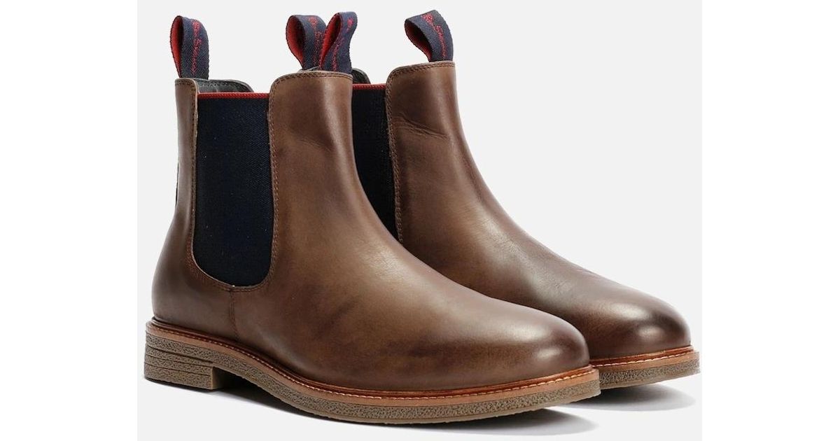 Ben Sherman Walker Chelsea Leather Boots in Brown for Men | Lyst UK