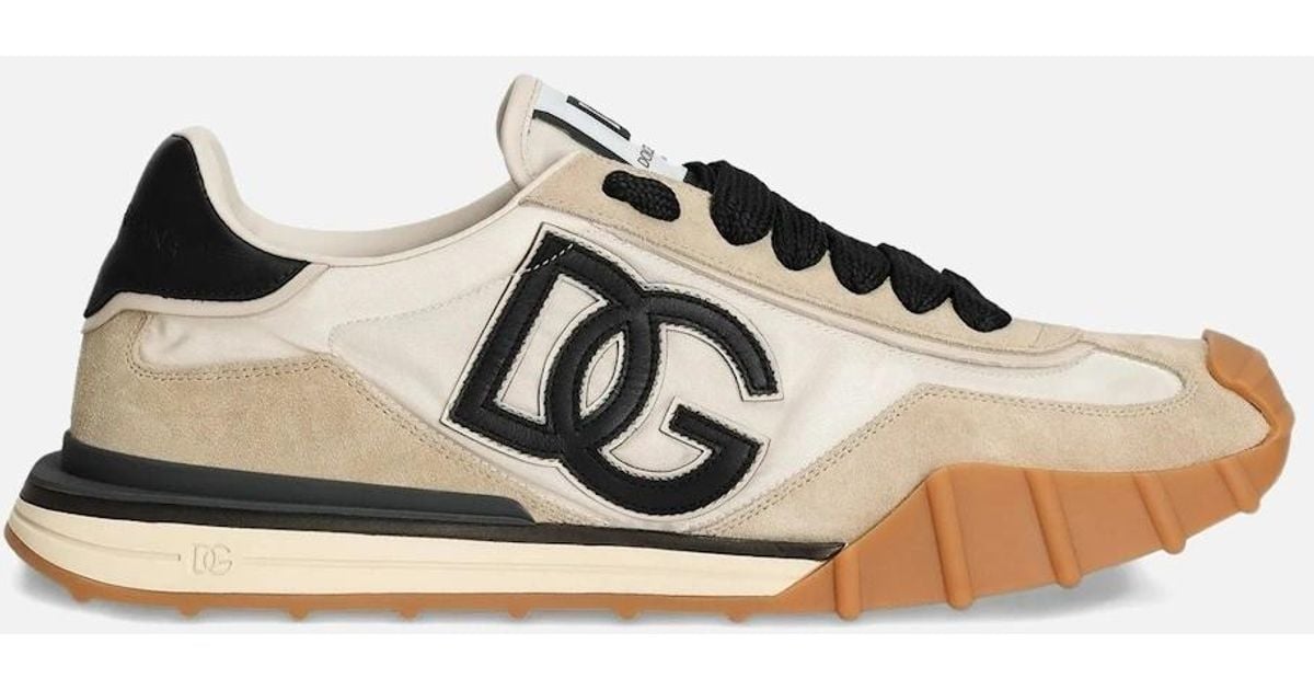 Dolce & Gabbana Dg Branded Sneakers in Black for Men | Lyst UK