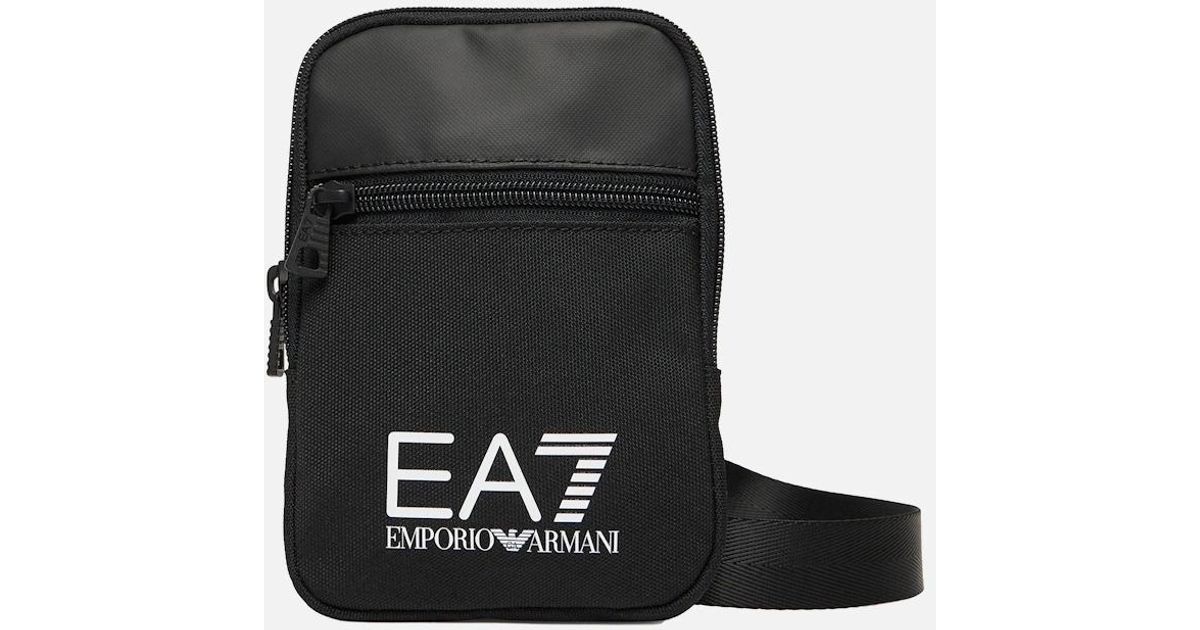 EA7 Emporio Armani Core Small Cross Body Bag in Black for Men | Lyst UK
