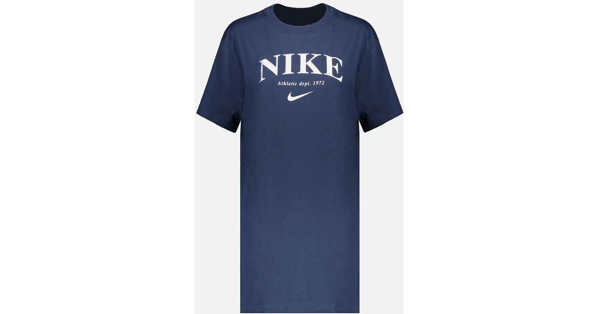 Nike Nsw Ss Dress in Blue | Lyst UK