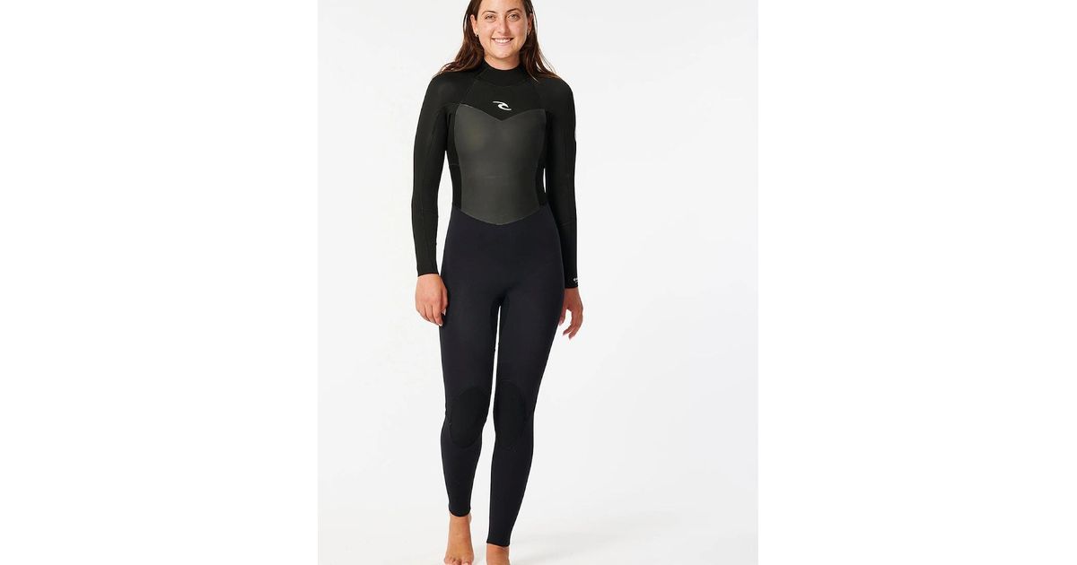 Rip Curl Rip Curl Omega 3/2 Back Zip Full Length Wetsuit in Black | Lyst UK