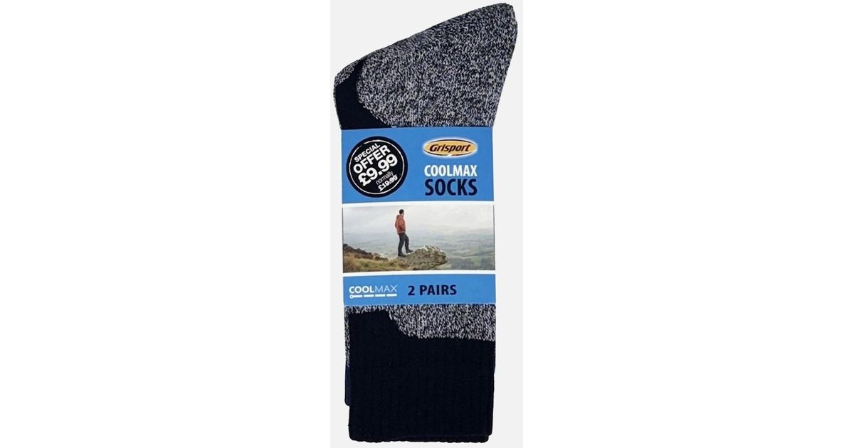 Grisport Coolmax 2 Pack Socks in Blue | Lyst UK