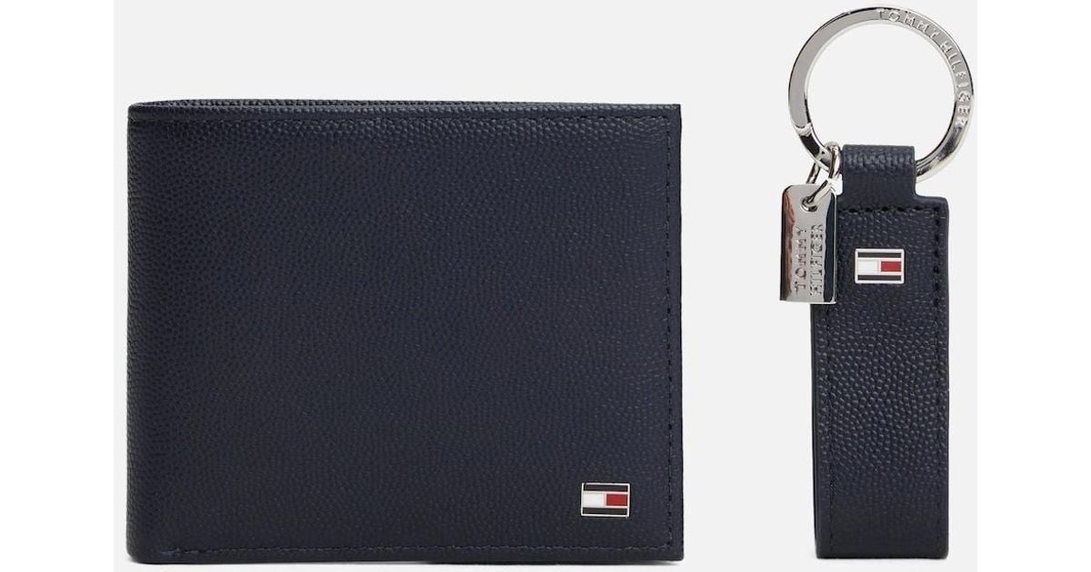 Tommy Hilfiger Th Flag Mini Wallet And Key Fob in Blue for Men | Lyst UK