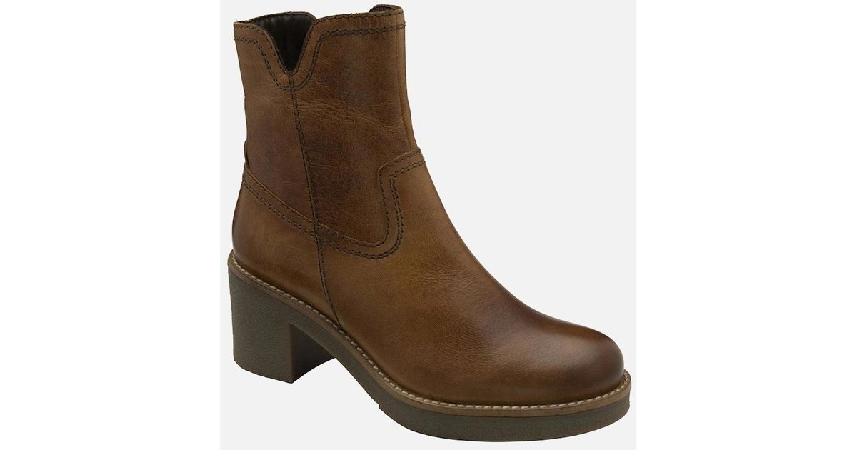 Ravel Lawers Heeled Ankle Boots in Brown | Lyst UK