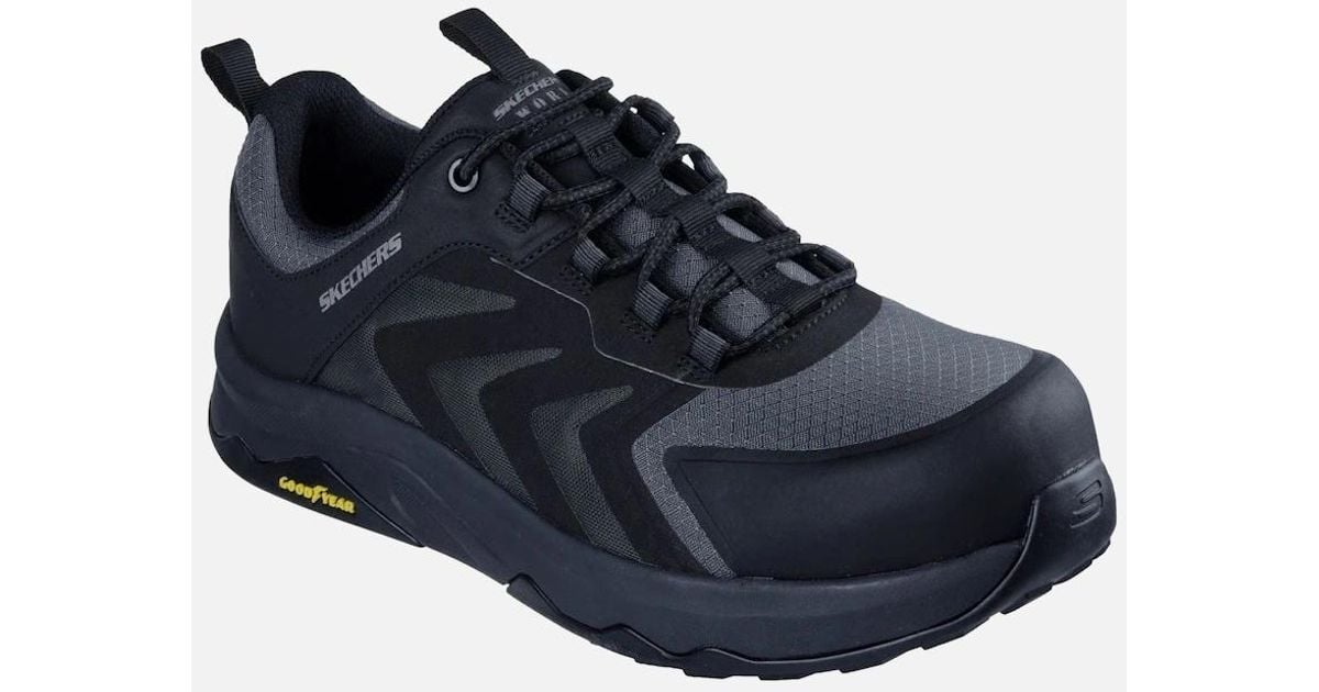 Skechers Workwear Speed-Flex Trekker Nylon Safety Trainers in Blue for ...