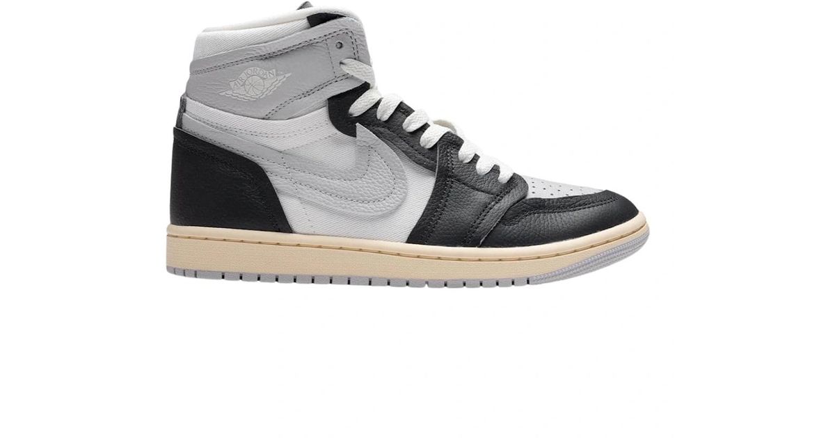 Nike Air Jordan 1 Mm High Trainers in Grey | Lyst UK