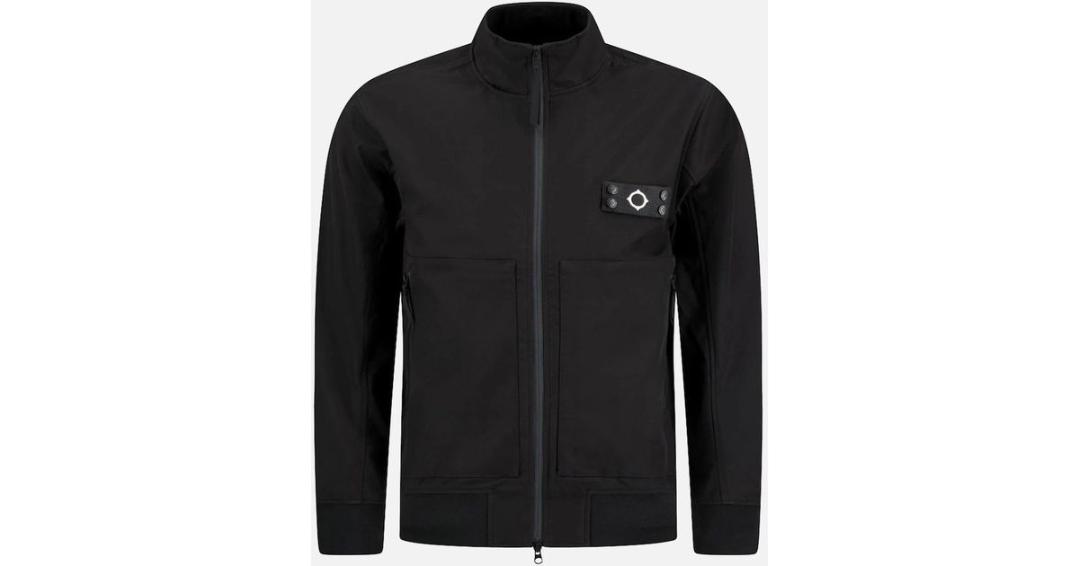 Ma Strum Mas6142 Brigade Softshell Bomber Jacket in Black for Men | Lyst UK