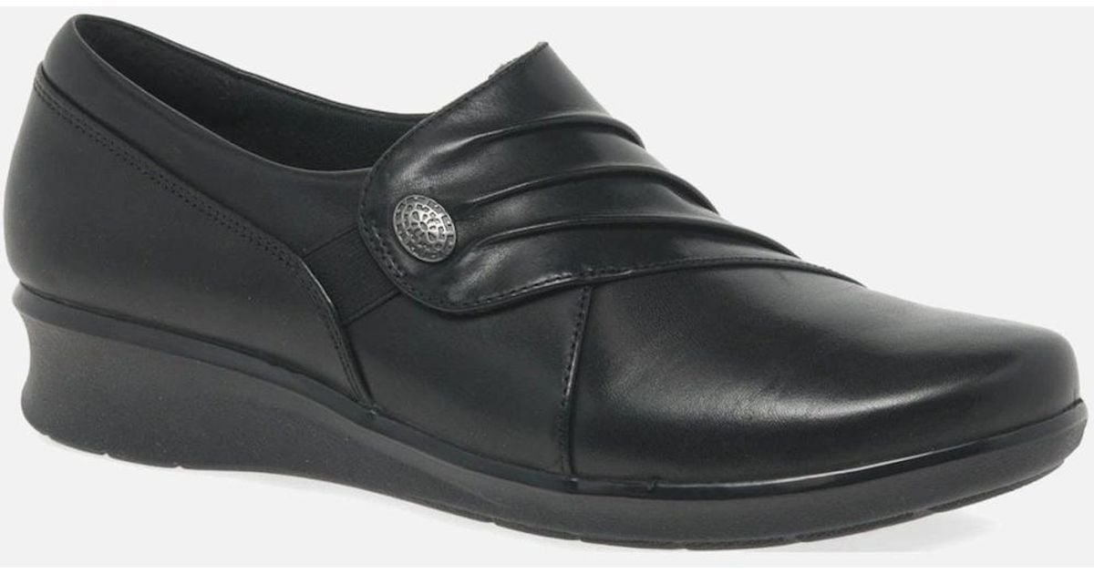Clarks Hope Roxanne High Cut Shoes in Black | Lyst UK