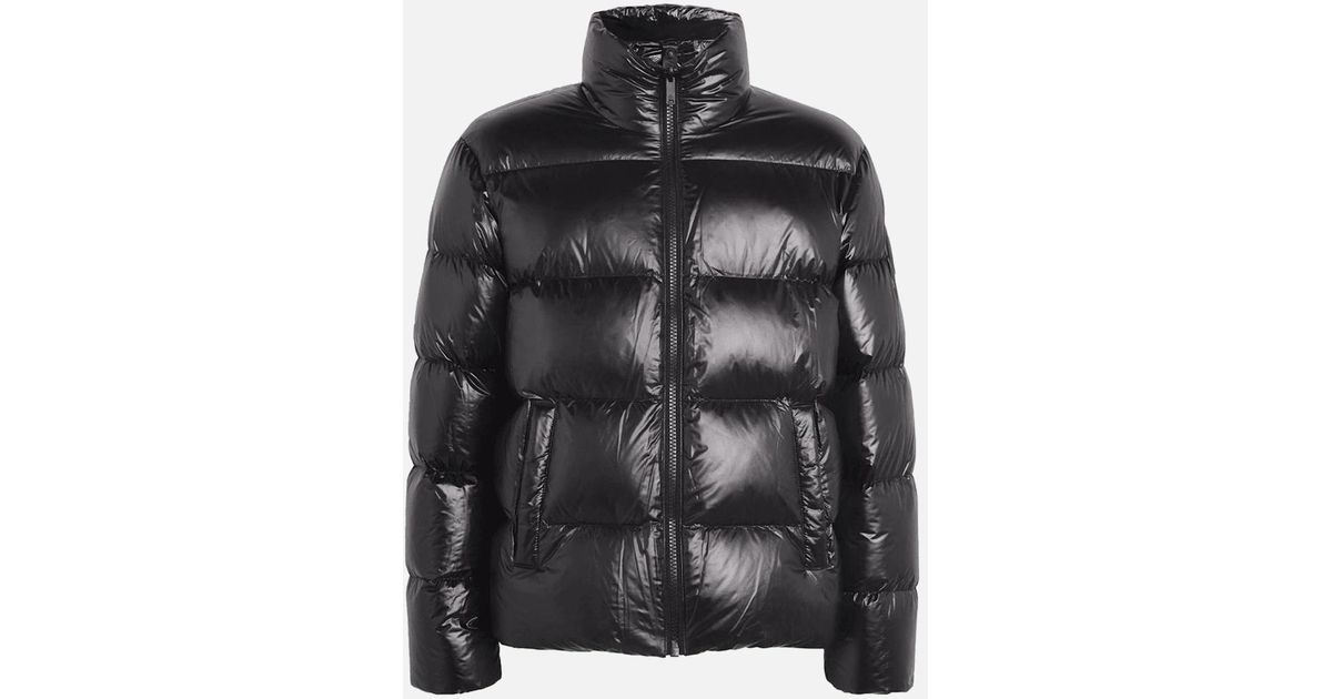 Moose Knuckles Kings Shiny Puffer Jacket in Black for Men | Lyst UK