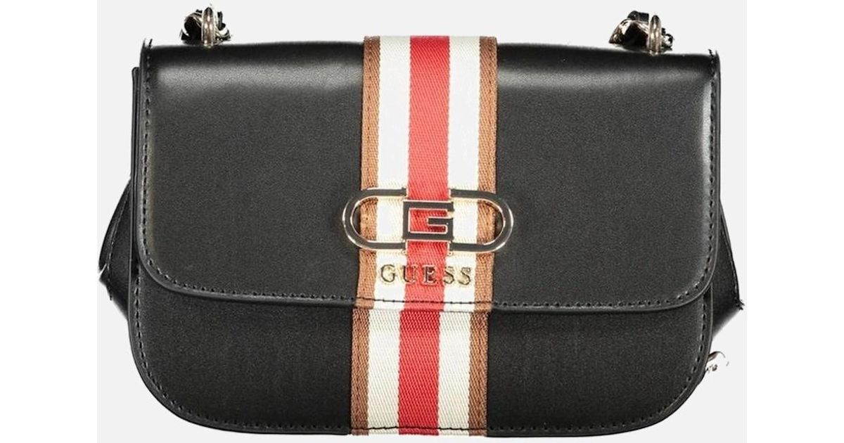 Guess Adjustable Chain Shoulder Snap Bag With External And Internal ...