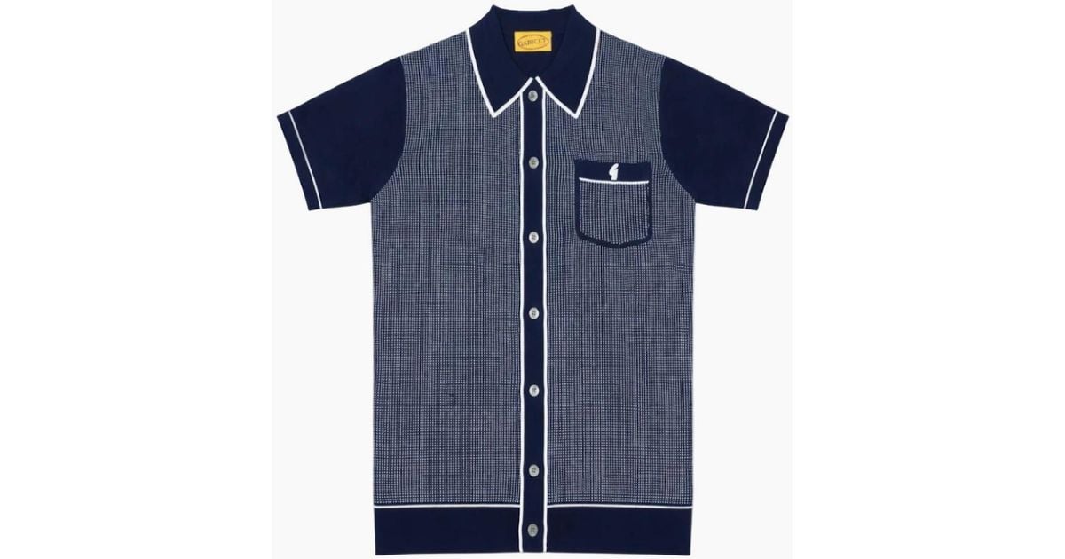 Gabicci Vintage Lello Polo Shirt in Blue for Men | Lyst UK