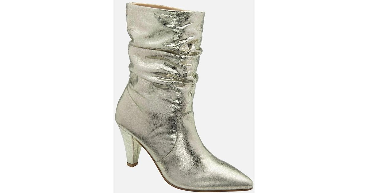 Ravel Gatton Ankle Boots in Metallic | Lyst UK