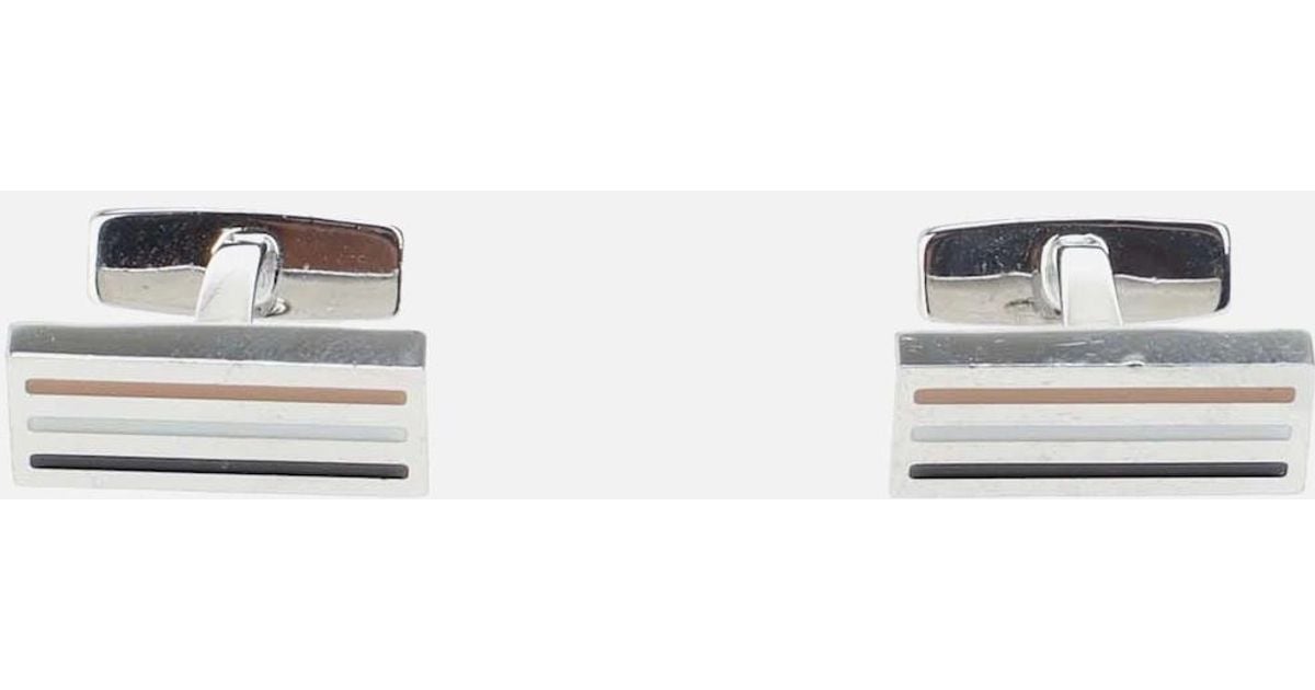 BOSS B-Iconic Cufflinks in Metallic for Men | Lyst UK