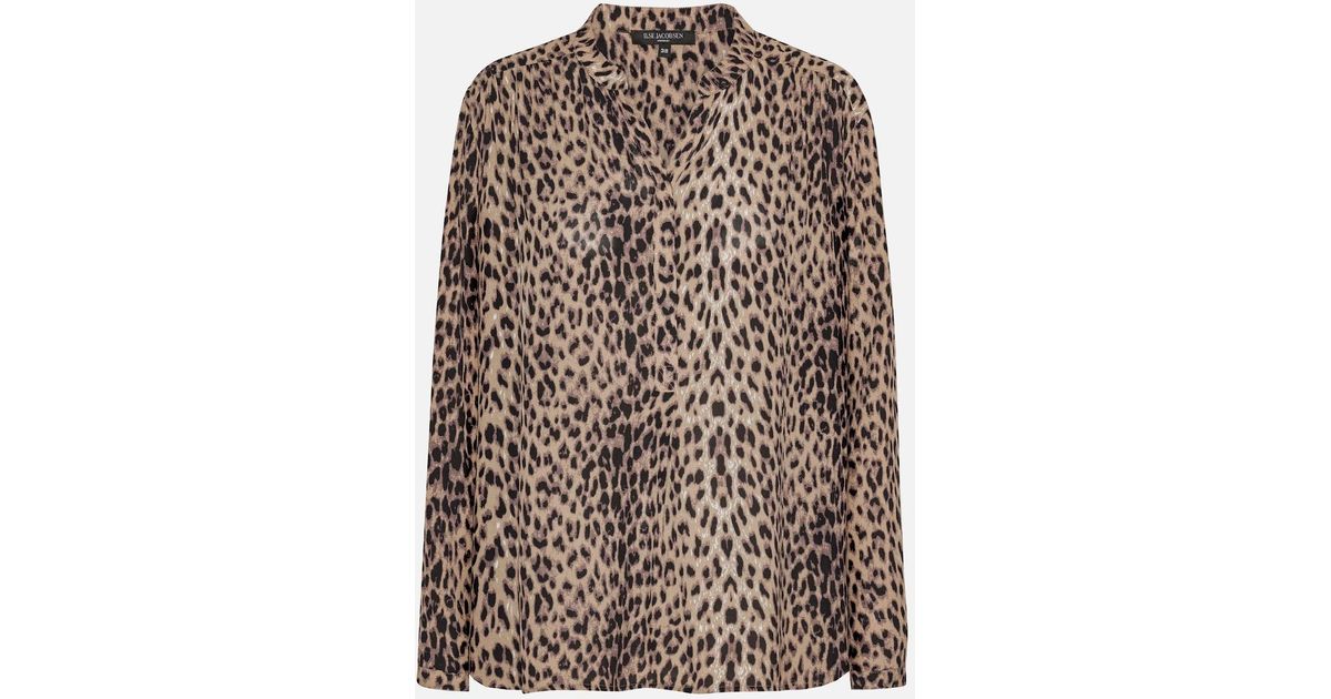 Ilse Jacobsen Panther Blouse in Brown | Lyst UK