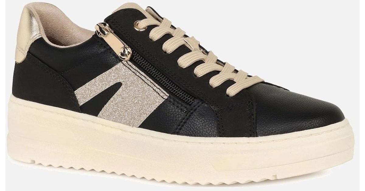 Marco Tozzi Toledo Trainers in Black | Lyst UK