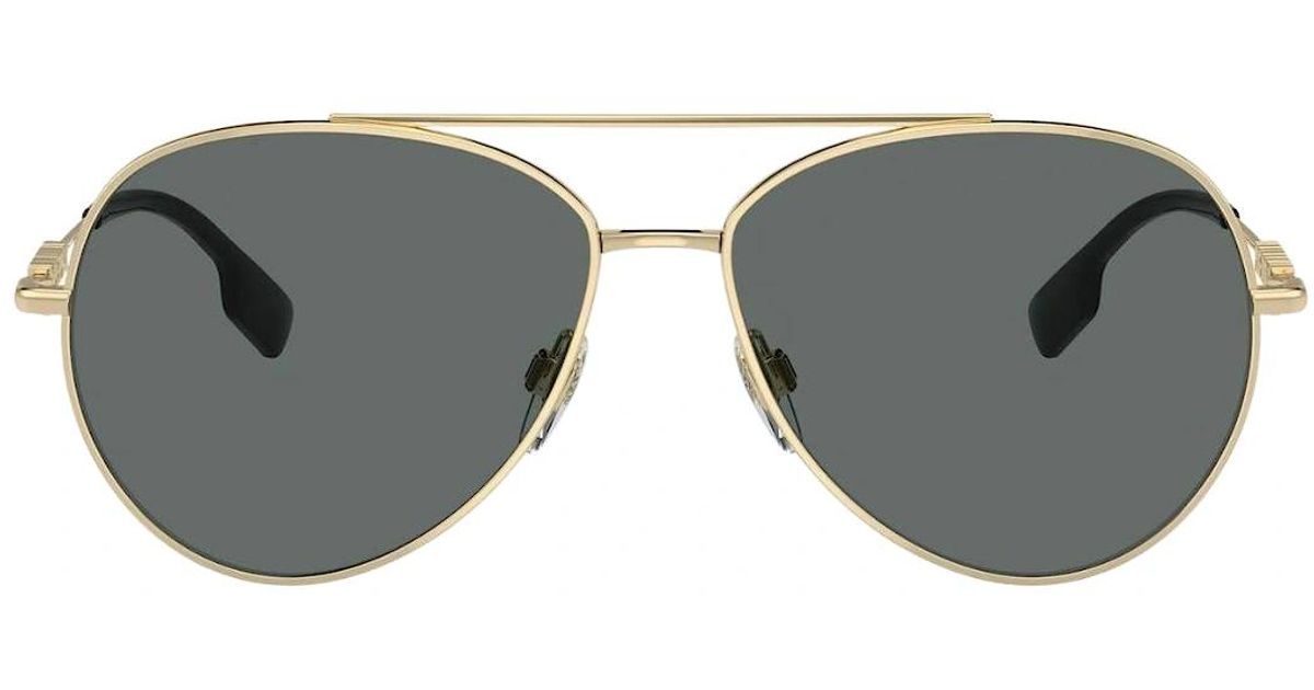 Burberry Dark Lensed Sunglasses in Grey for Men | Lyst UK
