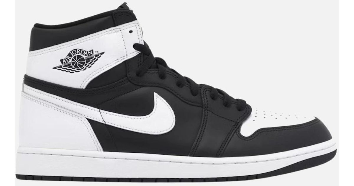 Nike Air Jordan 1 Retro High Og Reverse Panda Trainers in White for Men ...