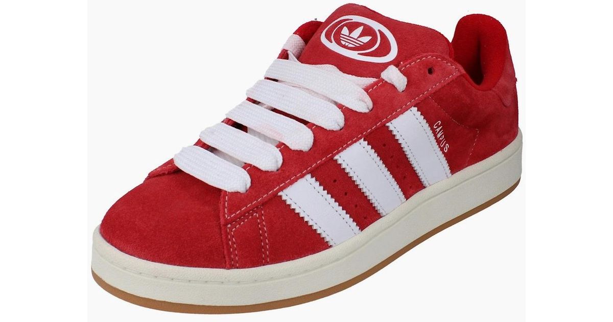 adidas Originals Campus 00S Trainers Sneakers H03474 in Red for Men ...