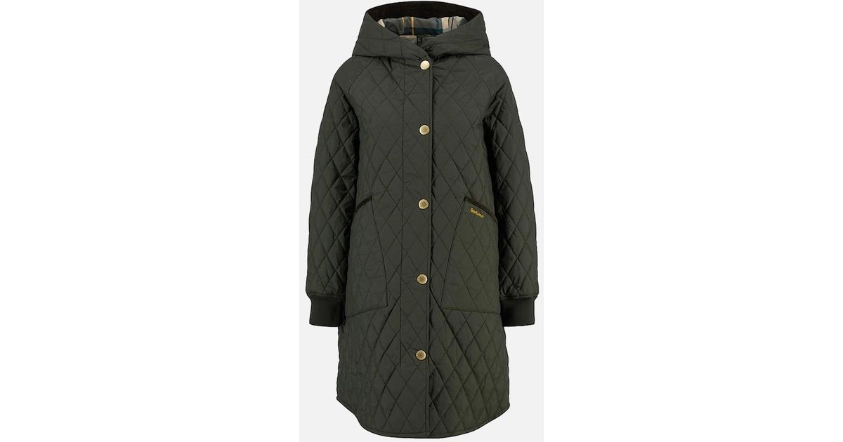 Barbour Hilary Quilted Jacket in Natural | Lyst UK