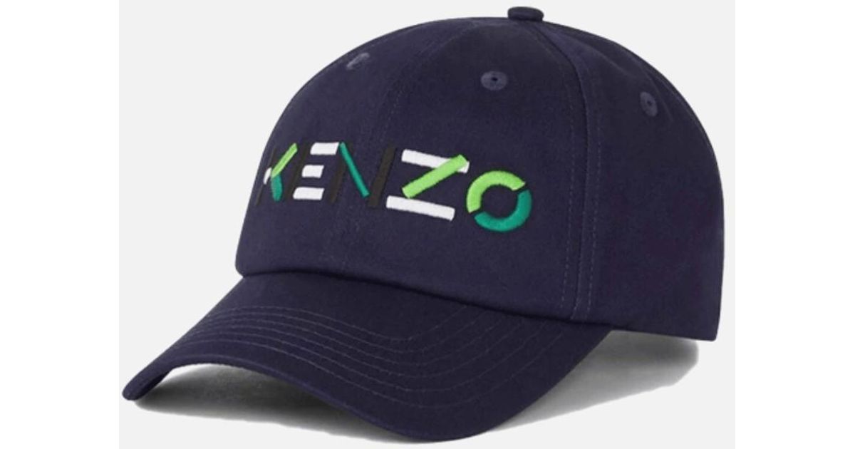 KENZO Tiger Baseball Cap in Blue for Men | Lyst UK