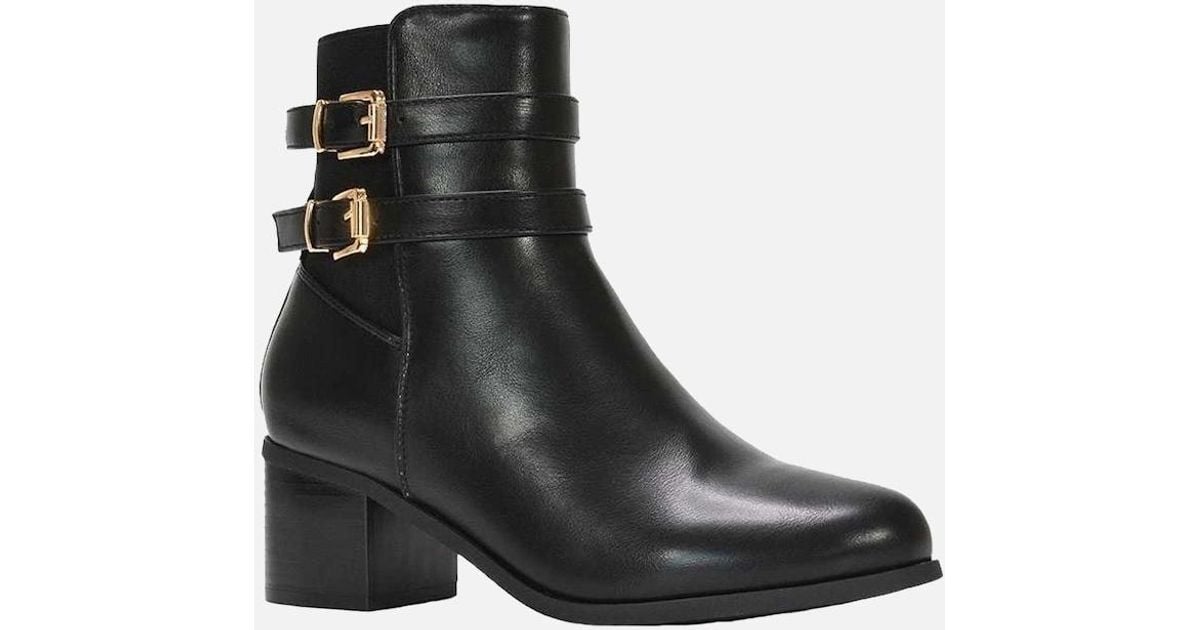 XY London Ladies Tabitha Block Heel Chelsea Boots in Black | Lyst UK