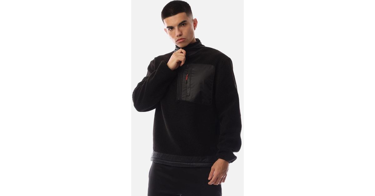 Cruyff Retina Half-Zip Fleece in Black for Men | Lyst UK