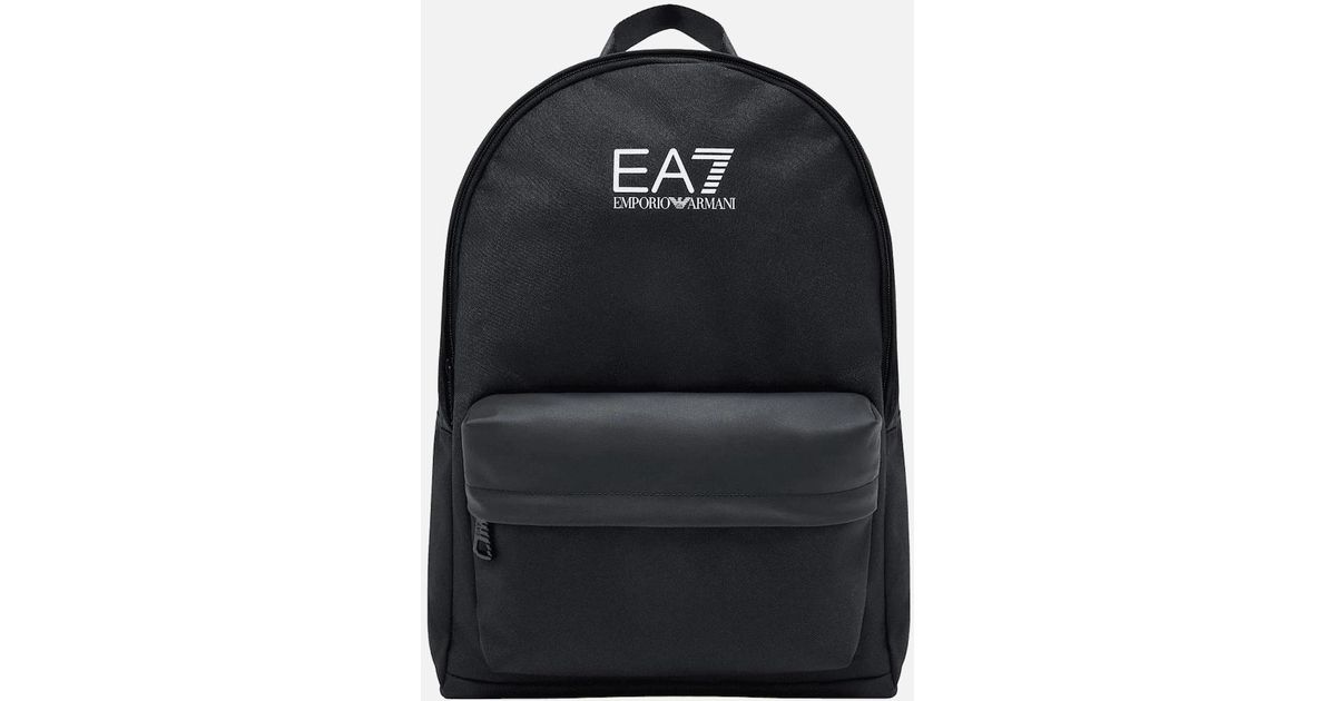 EA7 Emporio Armani Core Round Backpack in Black for Men | Lyst UK