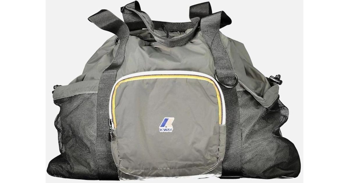 K-Way Polyamide Handbag in Grey | Lyst UK