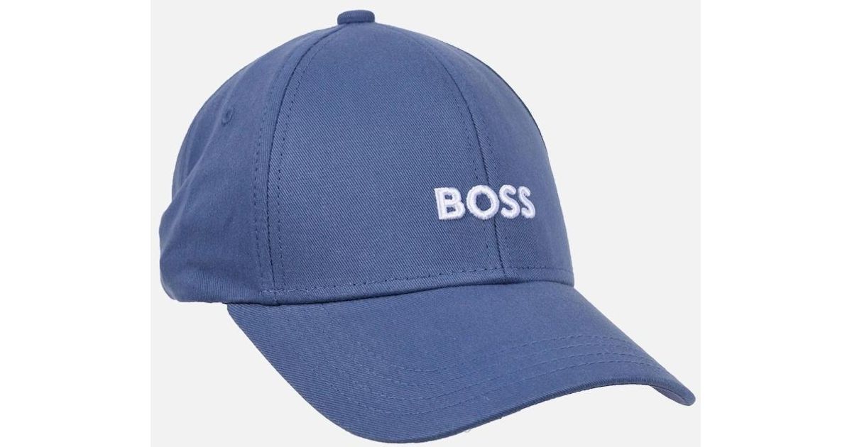 BOSS Boss Zed Baseball Cap Open in Blue for Men | Lyst UK